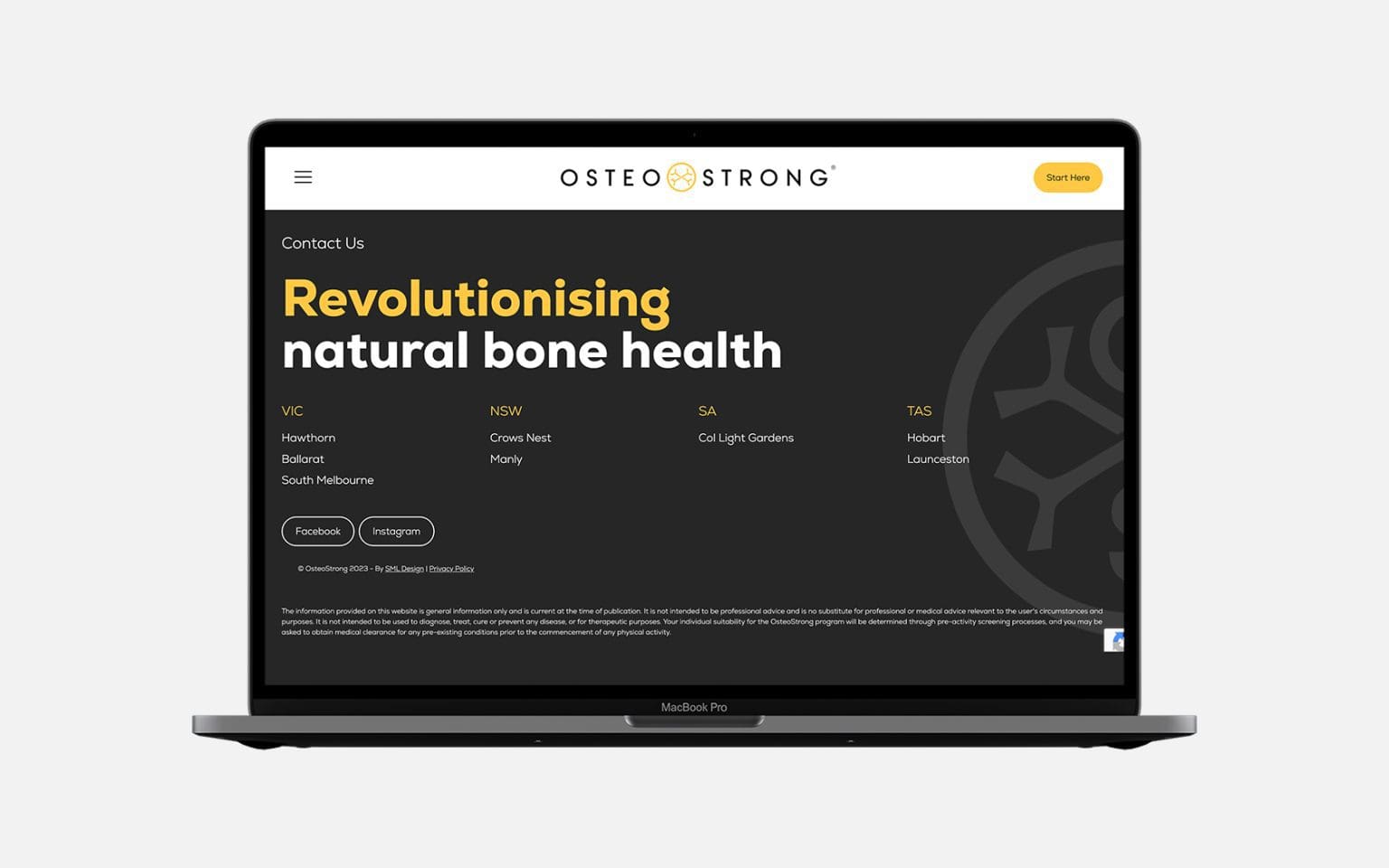 OsteoStrong - SML Design - Brand Building Design Agency