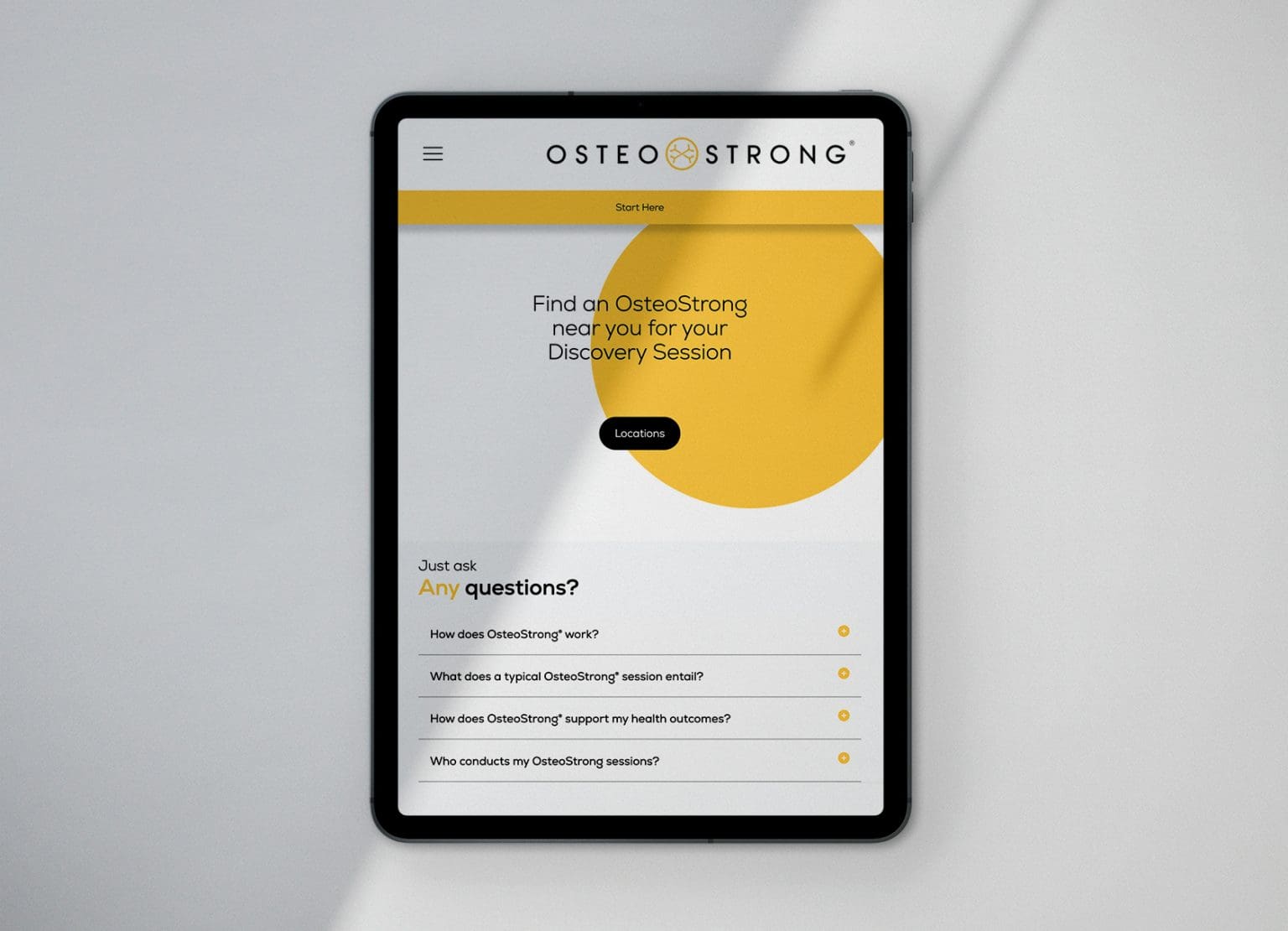 OsteoStrong - SML Design - Brand Building Design Agency