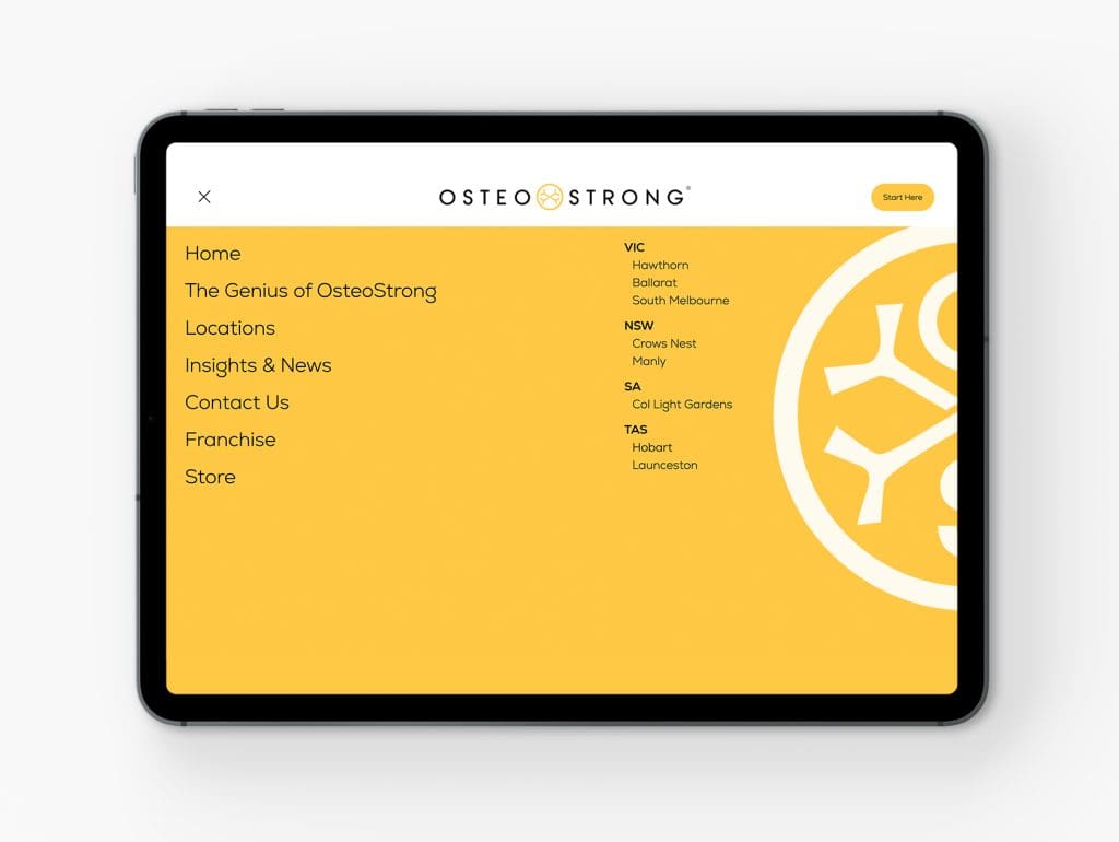OsteoStrong - SML Design - Brand Building Design Agency